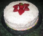 Angel Food Strawberry Cream Cake — Diabetic Friendly | Throw Together Meals